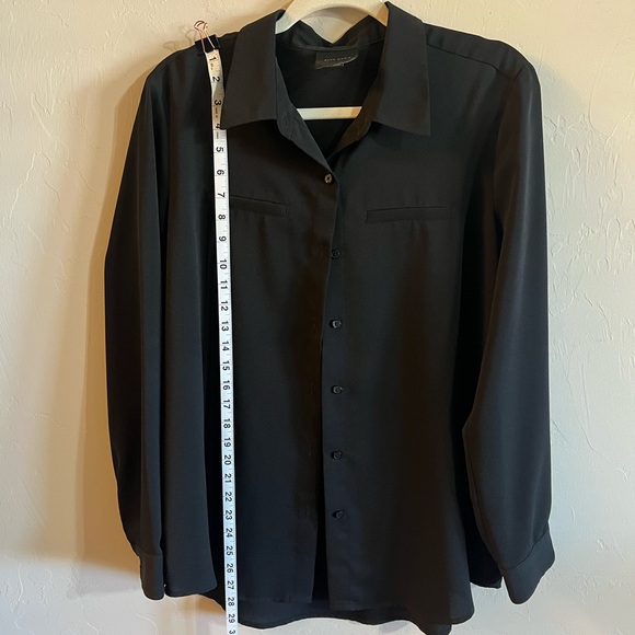 Alex Marie | Tops | Alex Marie Black Buttonup Blouse | Poshmark
